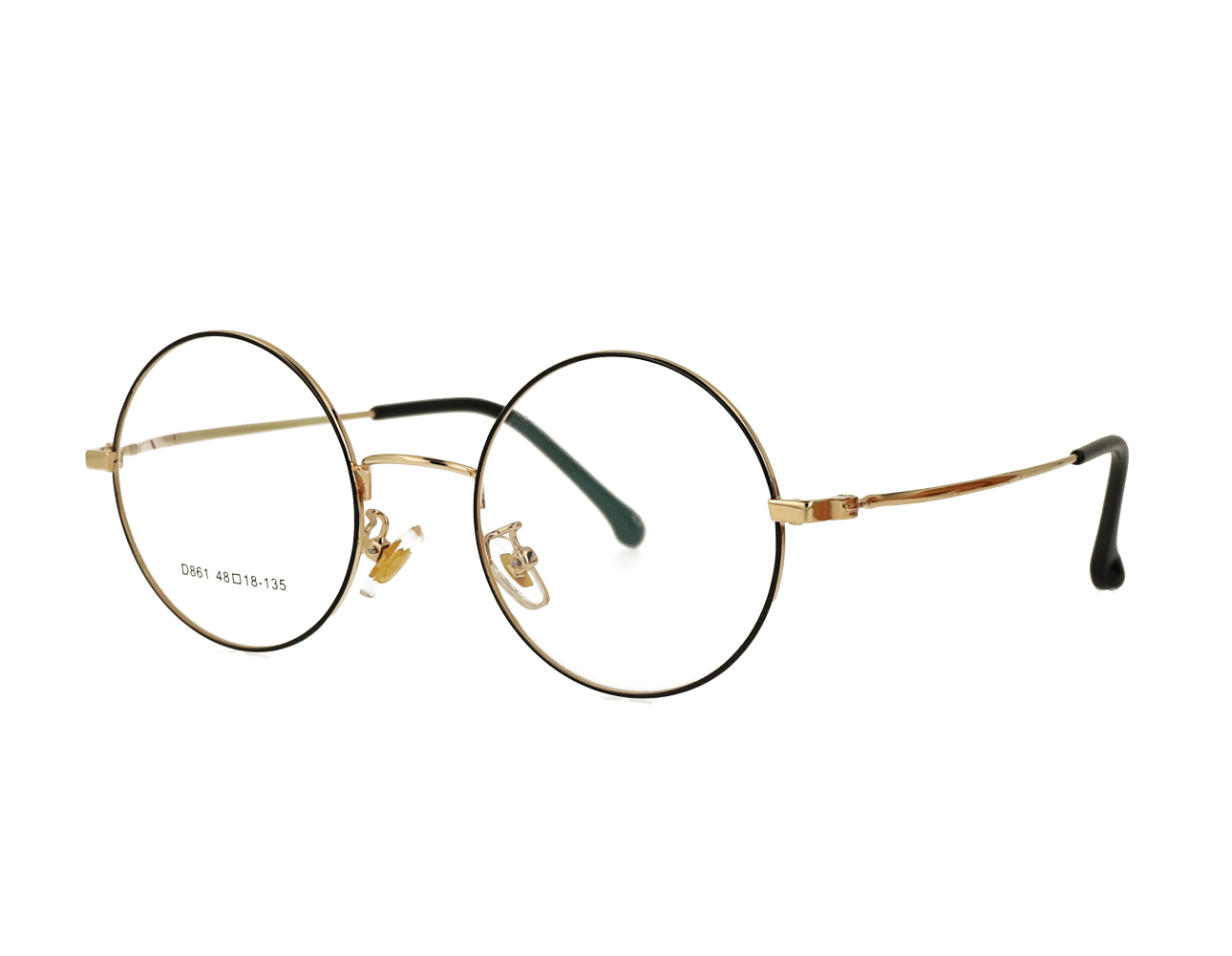 Unisex full rim Retro round metal optical Frame,Metal Frame, Optical ...